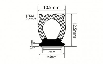 Sponge Rubber Profiles | EPDM & Neoprene - The Rubber Company