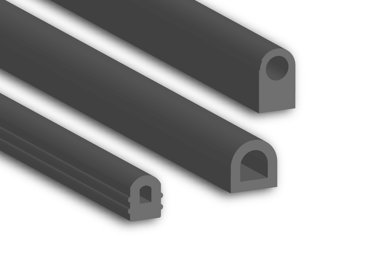 Hollow Silicone D Profiles - The Rubber Company